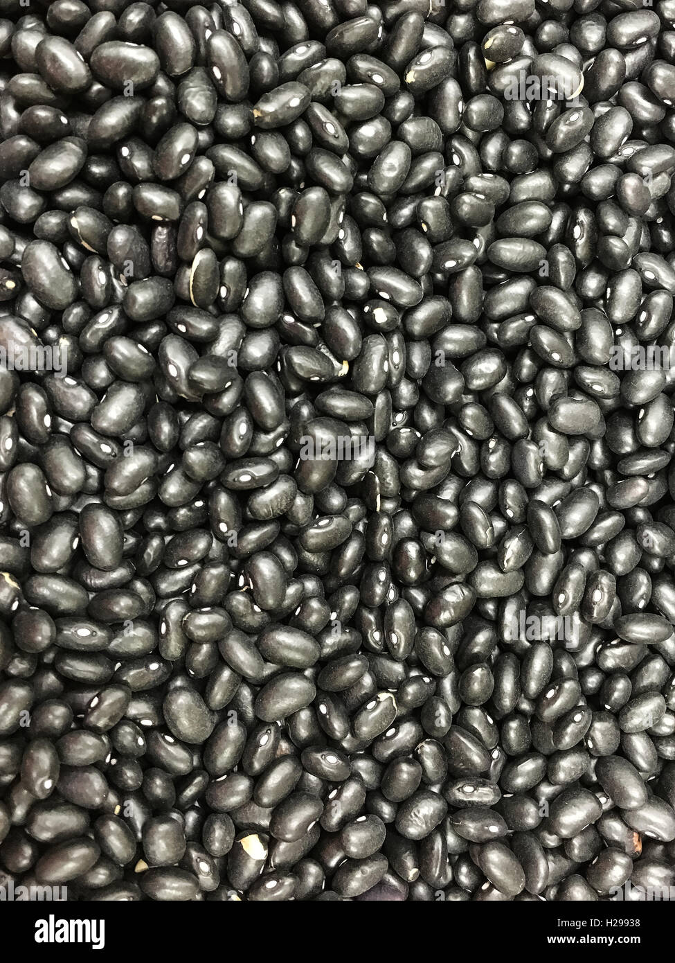 Group Of Black Beans Stock Photo - Alamy