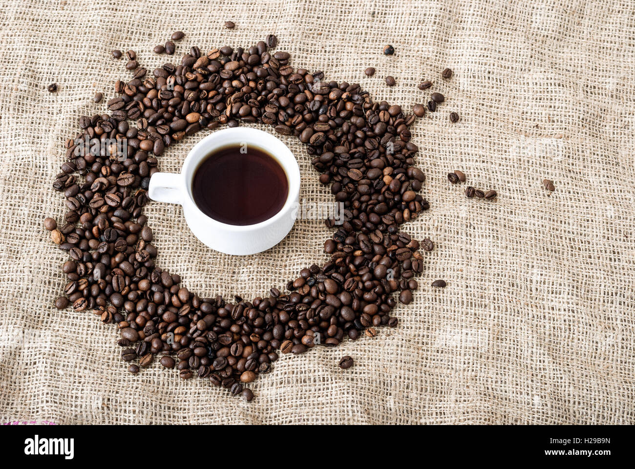 the coffee grains Stock Photo - Alamy