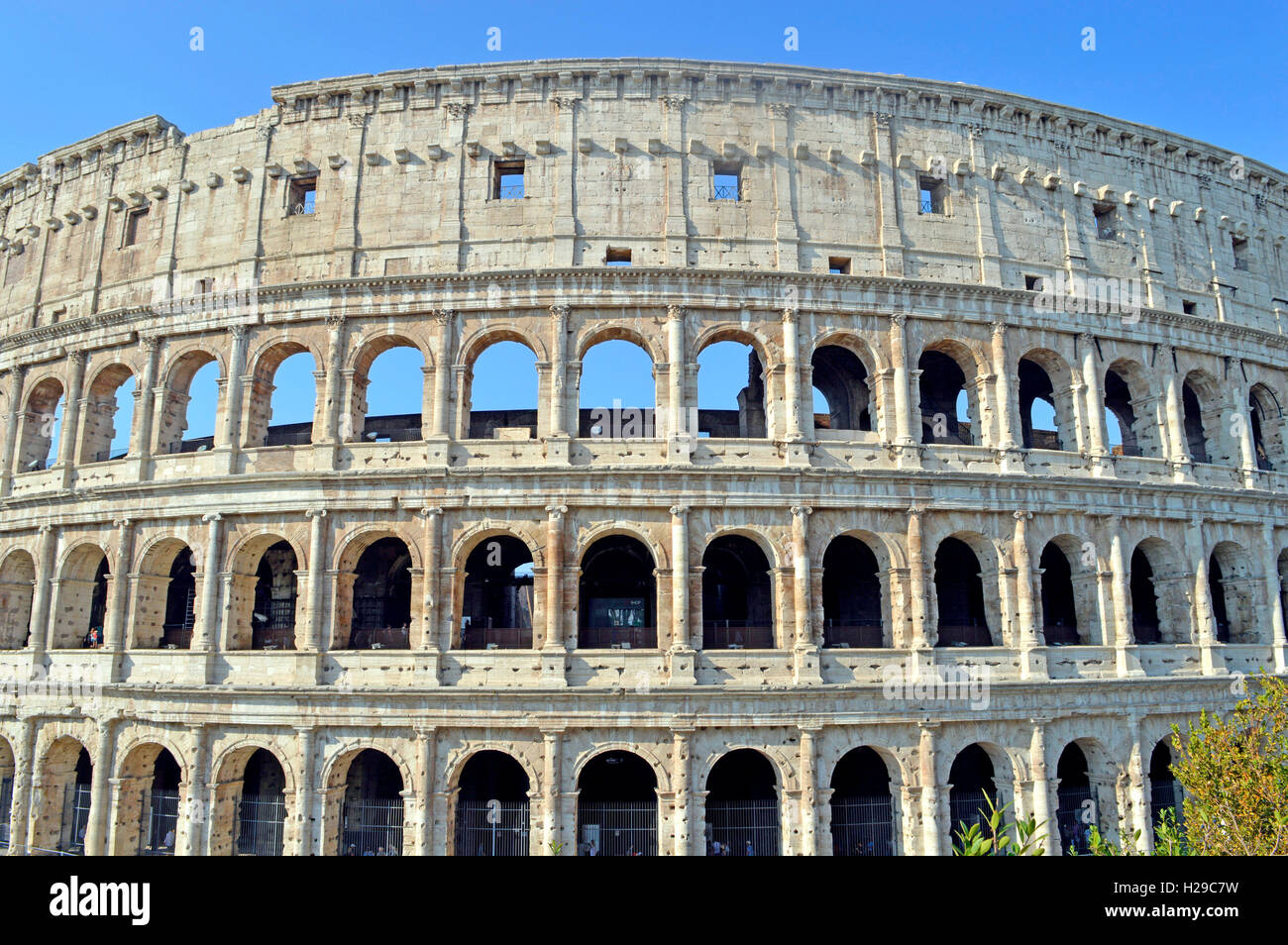 The historical Roman Colosseum Amphitheatre in Rome Stock Photo - Alamy