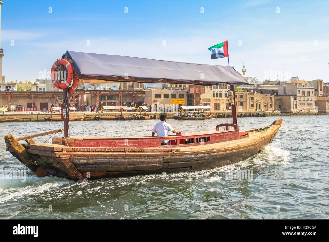 Abra in Dubai Creek Stock Photo - Alamy