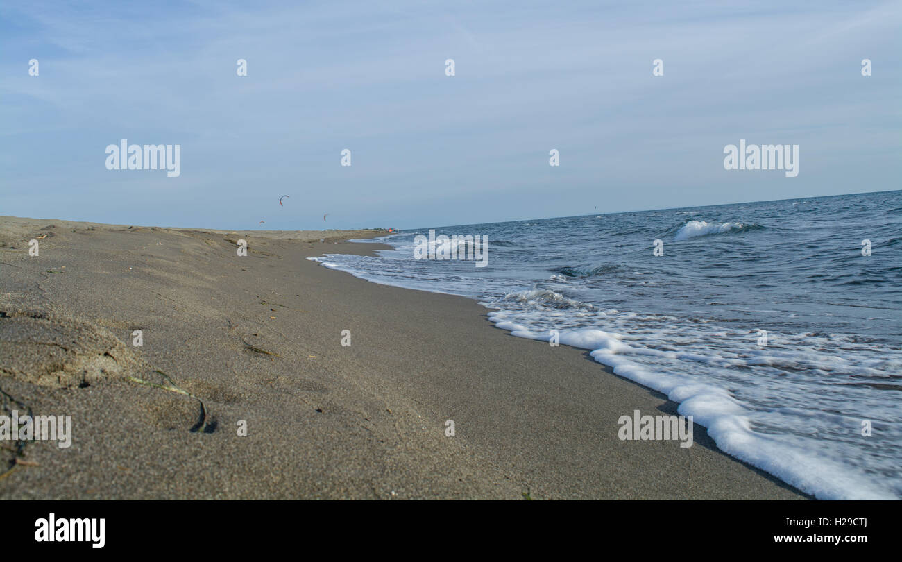 Sea connecting with the beach Stock Photo - Alamy