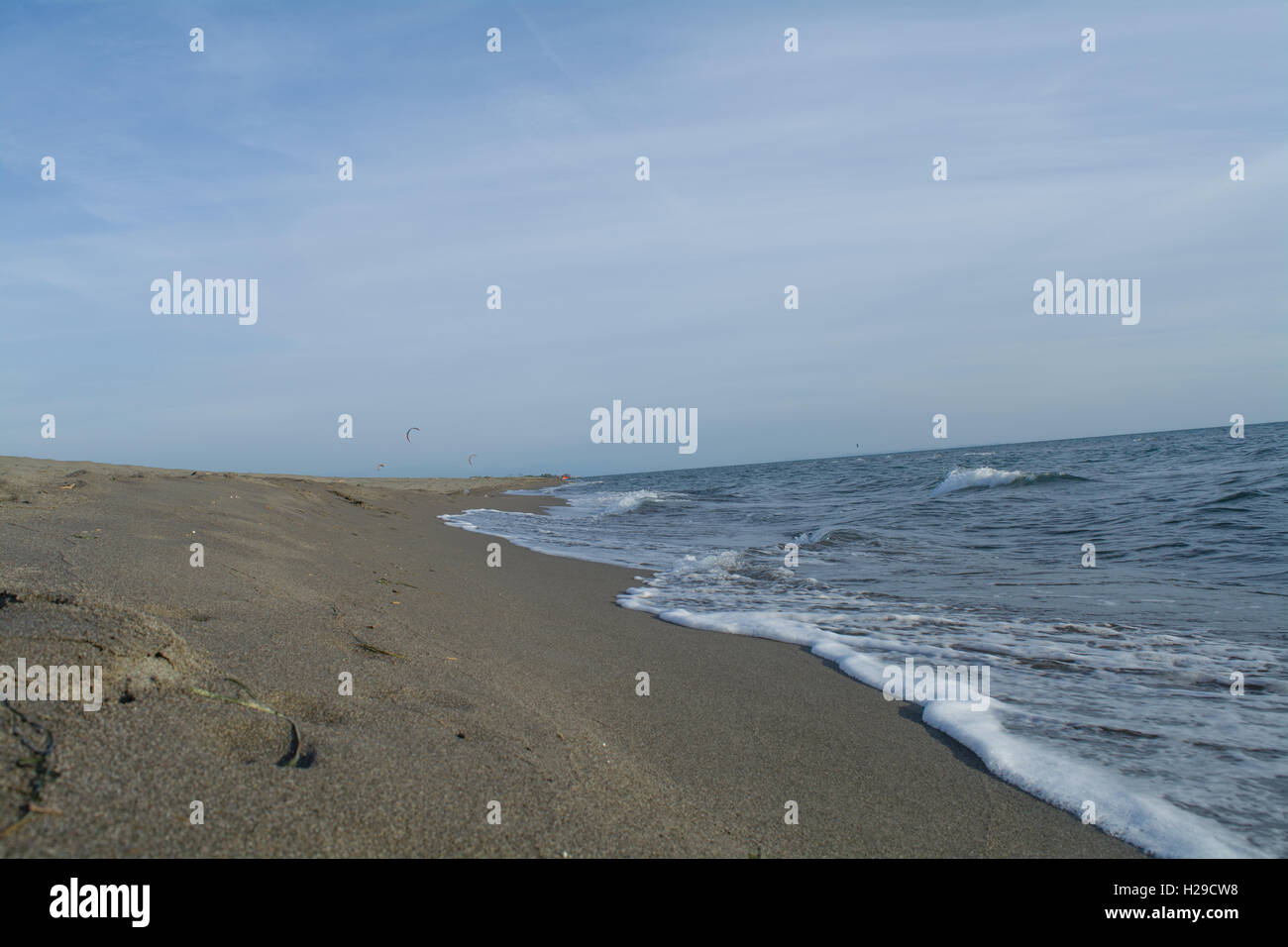 Sea connecting with the beach Stock Photo - Alamy