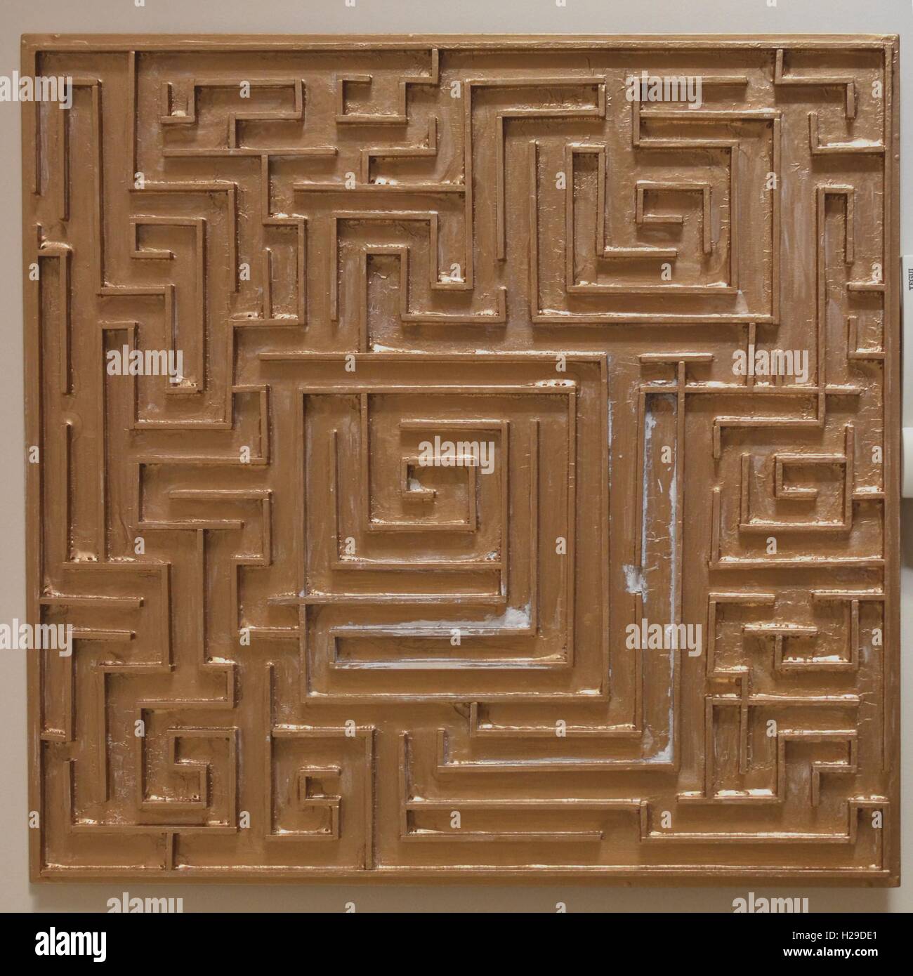 Pictures taken during the construction of handmade wooden labyrinths ...