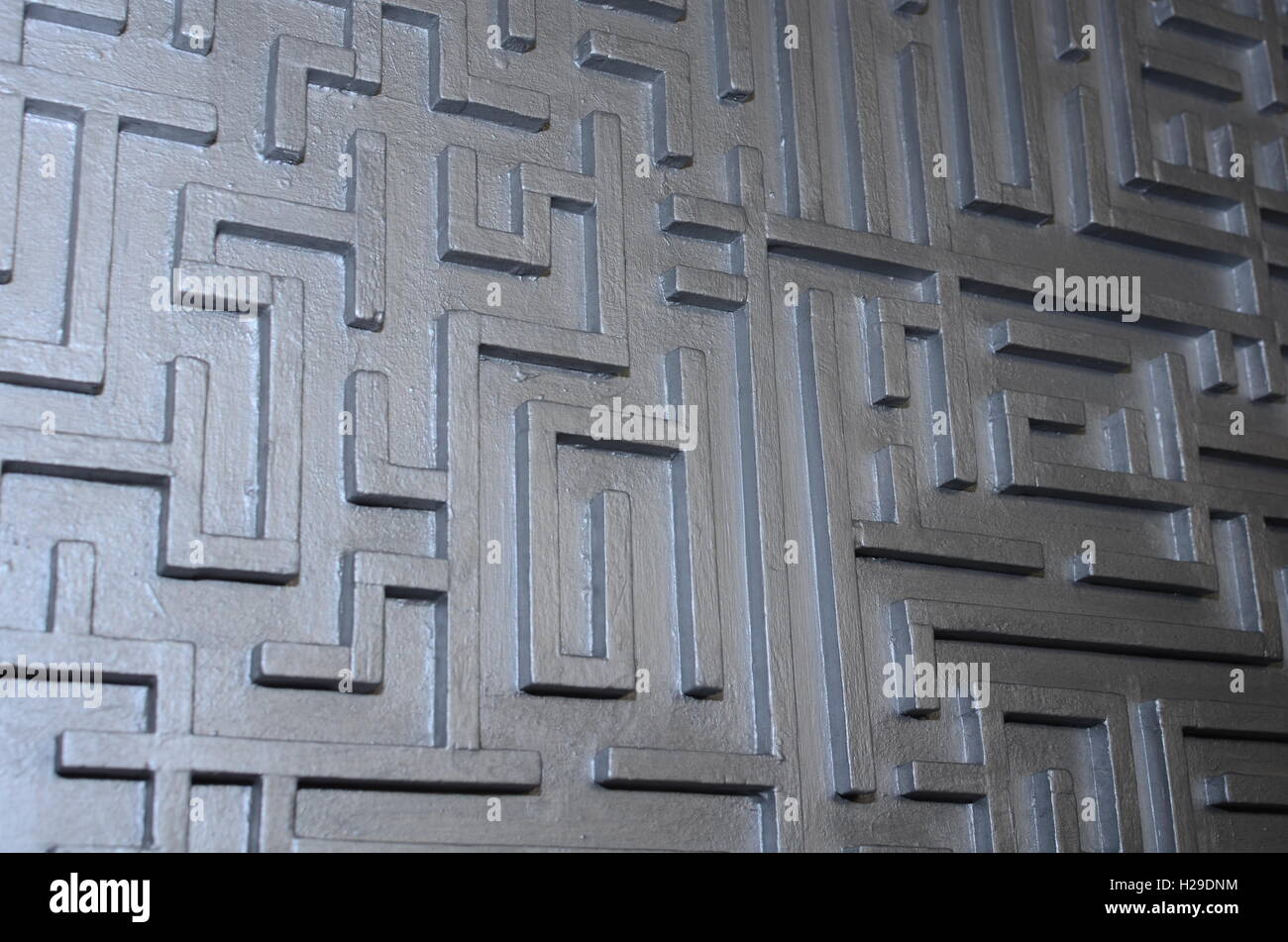 Pictures taken during the construction of handmade wooden labyrinths ...