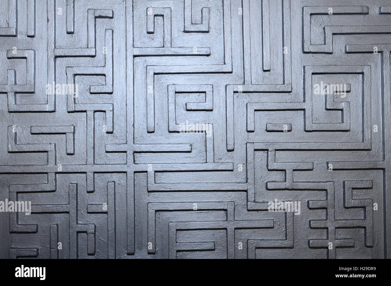 Pictures taken during the construction of handmade wooden labyrinths ...