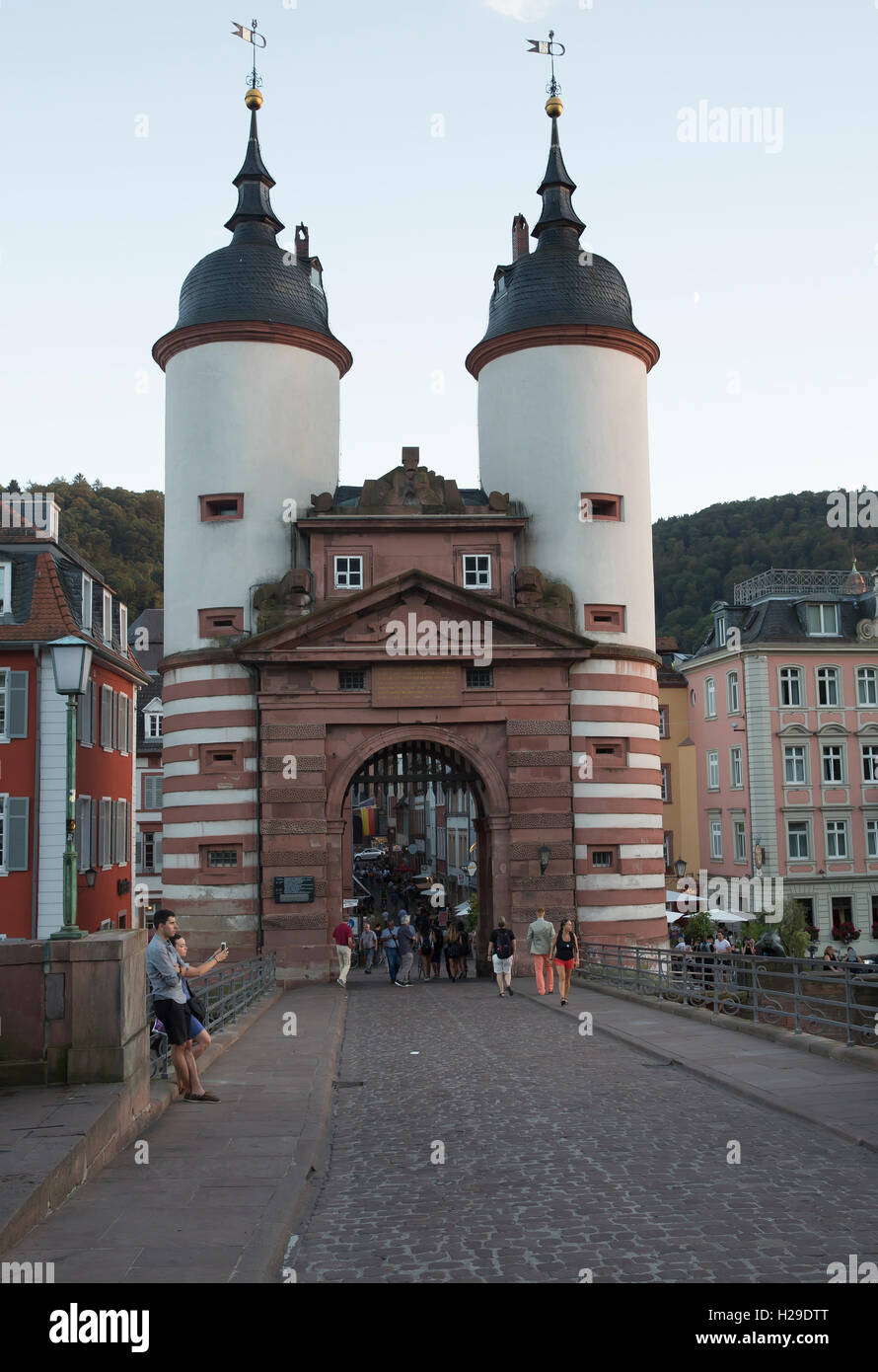 The Karl Theodor Bridge, commonly known as the Old Bridge, is a stone ...