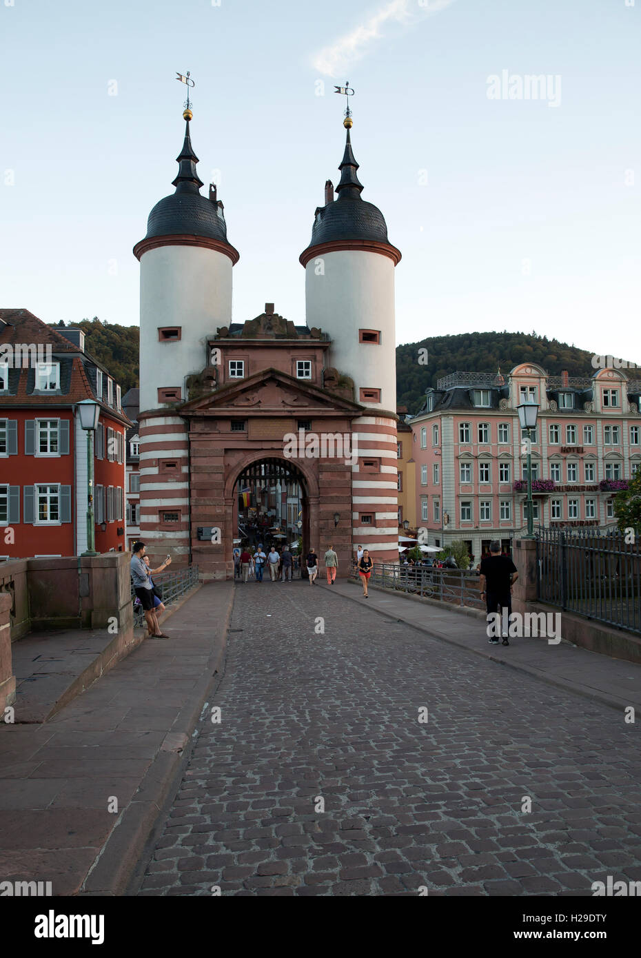 The Karl Theodor Bridge, commonly known as the Old Bridge, is a stone ...