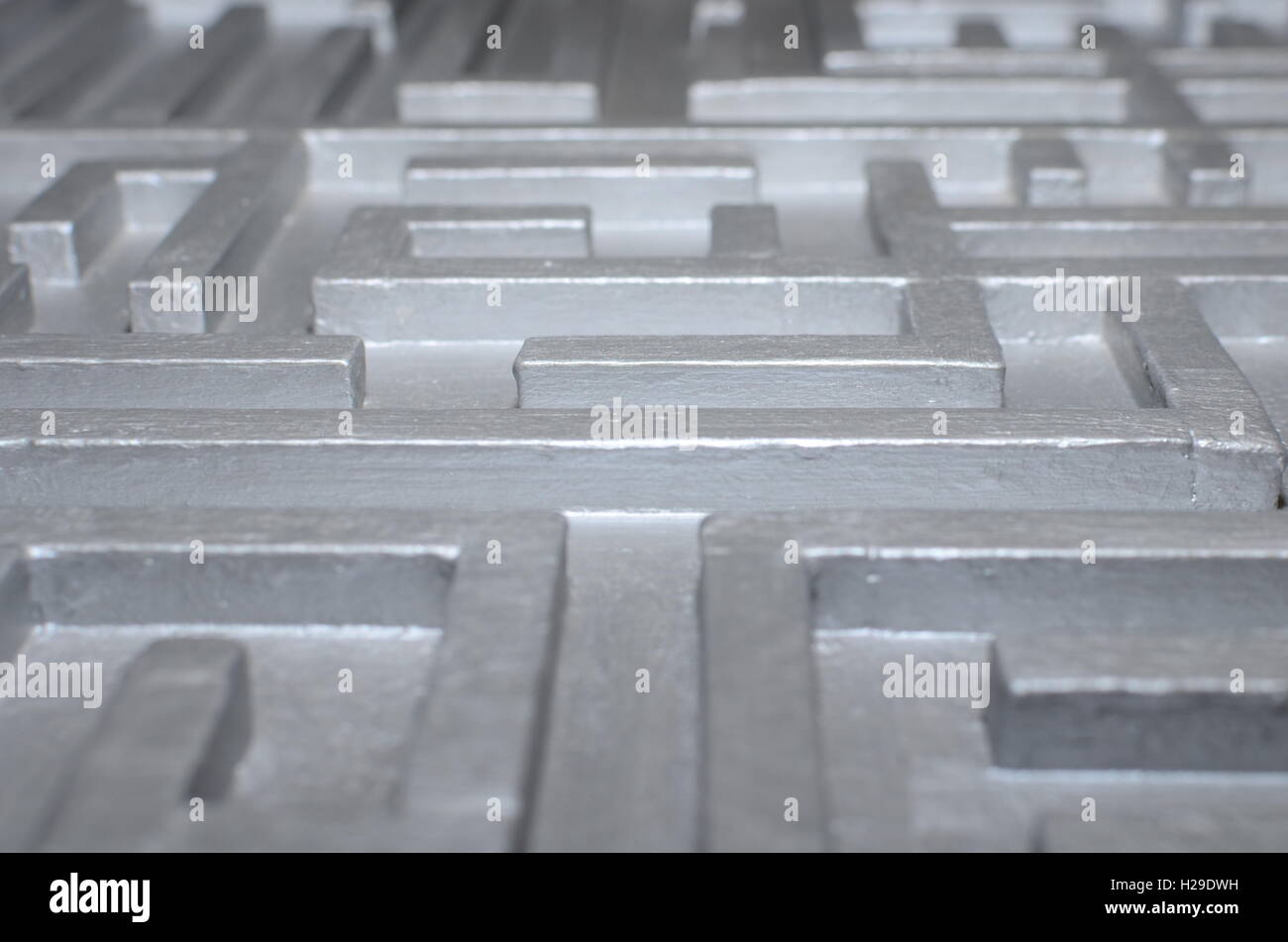 Pictures taken during the construction of handmade wooden labyrinths ...