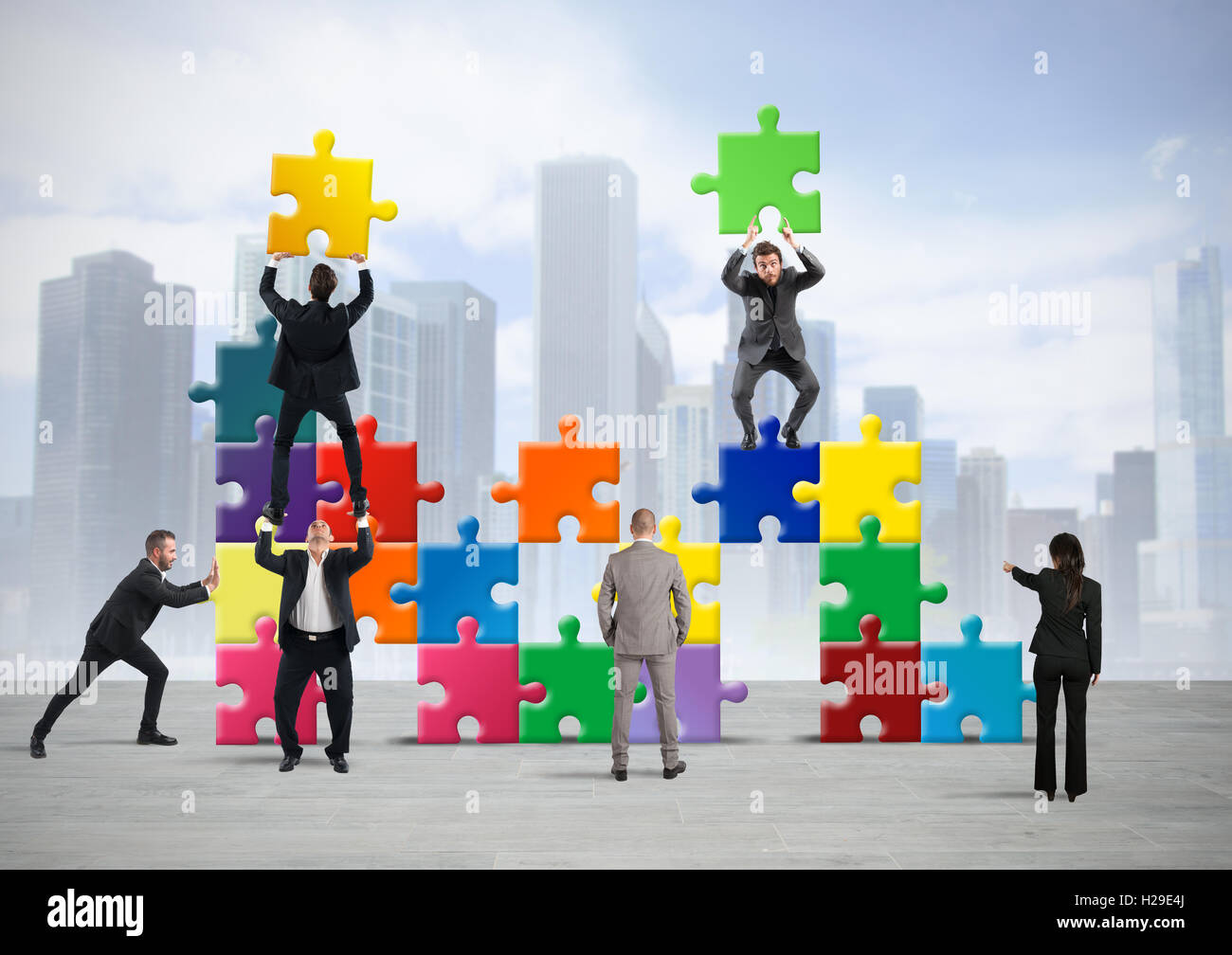 Businesspeople team hi-res stock photography and images - Alamy