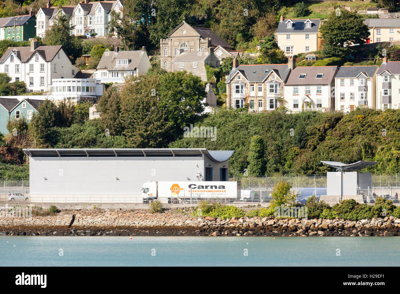 Fishguard Ferry Port Pembrokeshire Wales High Resolution Stock ...