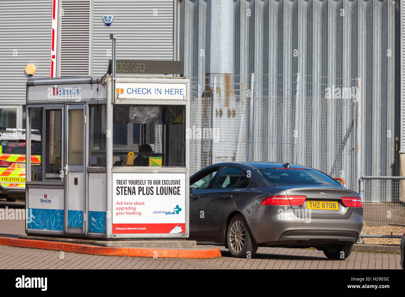 Fishguard Port Customs and Check In Stock Photo - Alamy