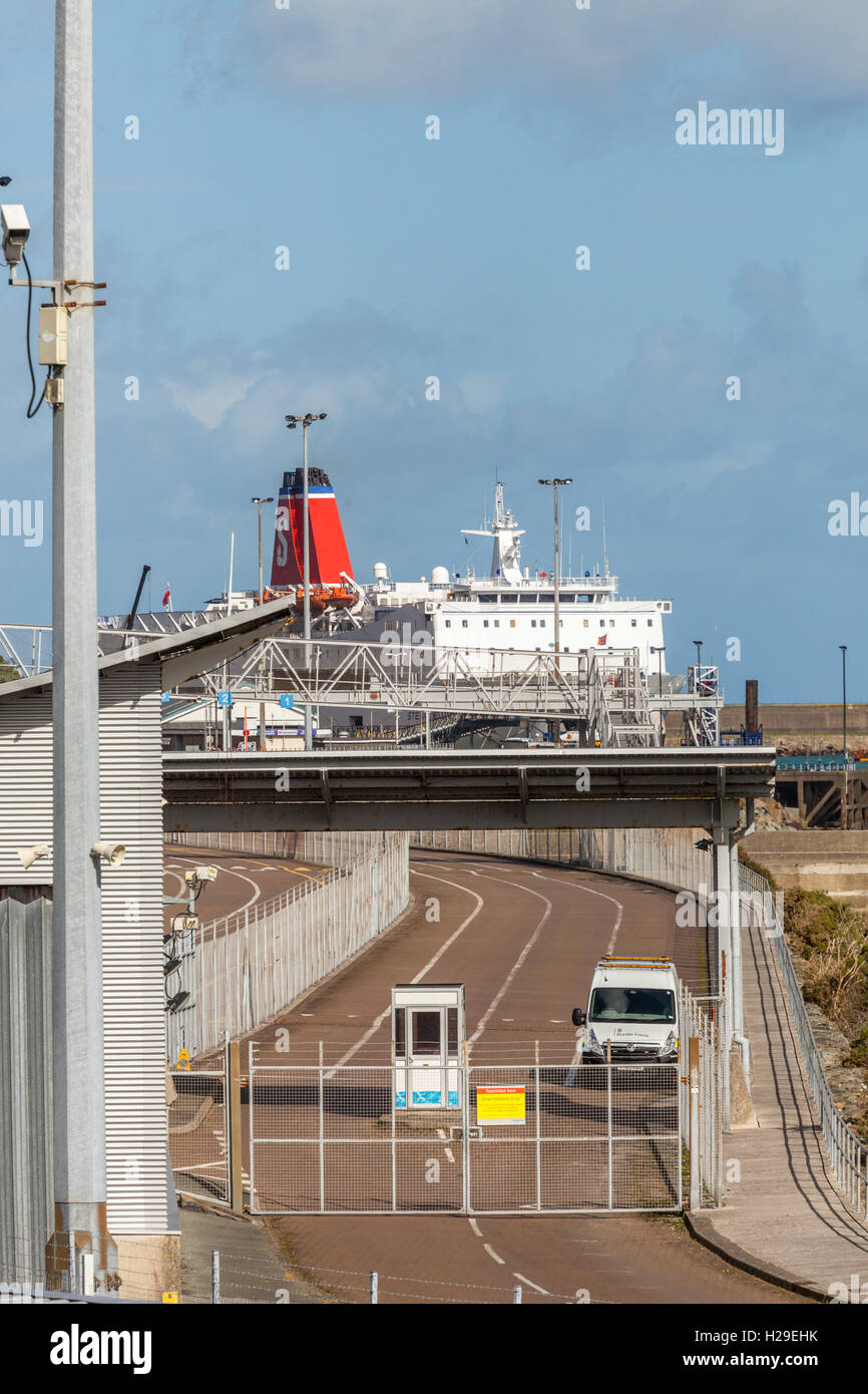 Fishguard Port Customs and Check In Stock Photo - Alamy