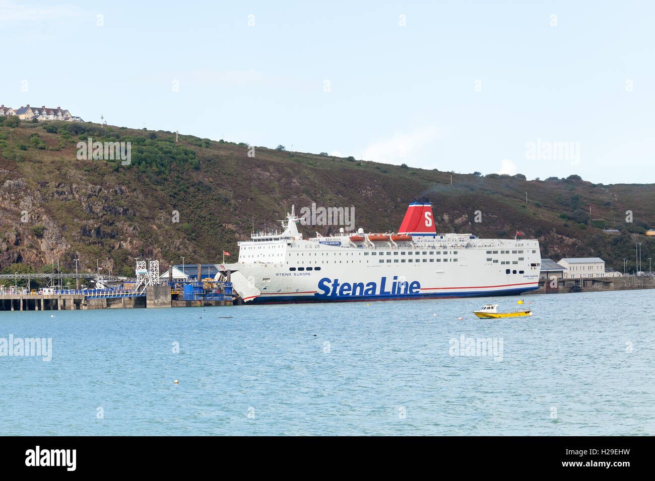 Stena Europe, Stena Line Ferry at Fishguard Stock Photo - Alamy