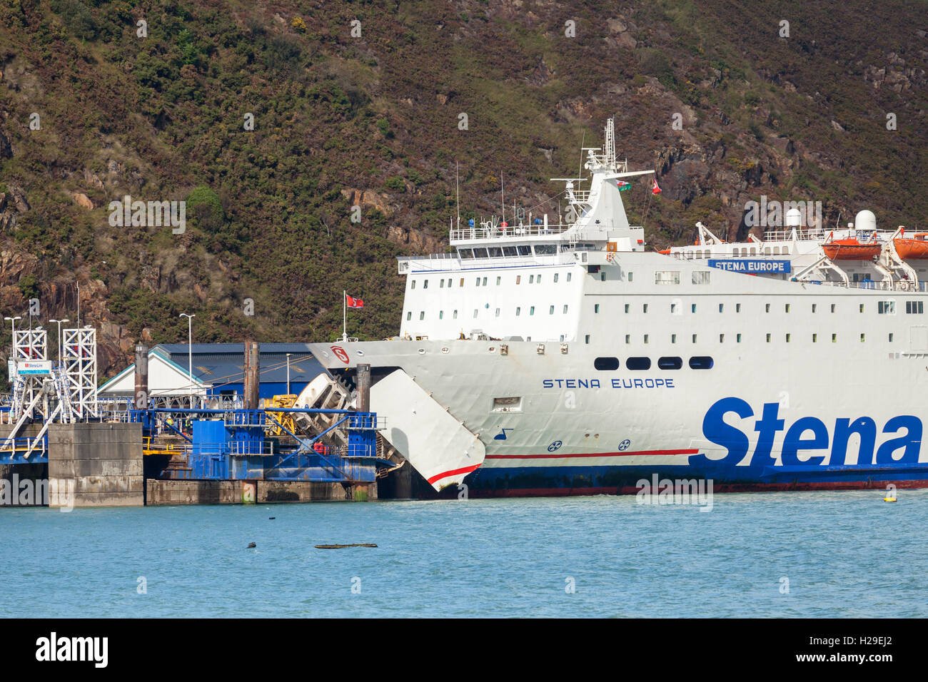 Stena Europe, Stena Line Ferry at Fishguard Stock Photo - Alamy