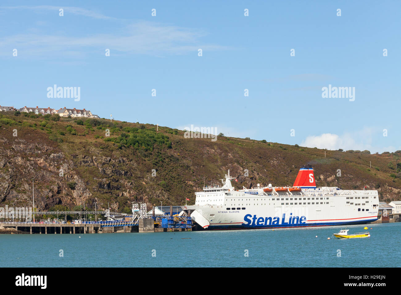 Stena Europe, Stena Line Ferry at Fishguard Stock Photo - Alamy
