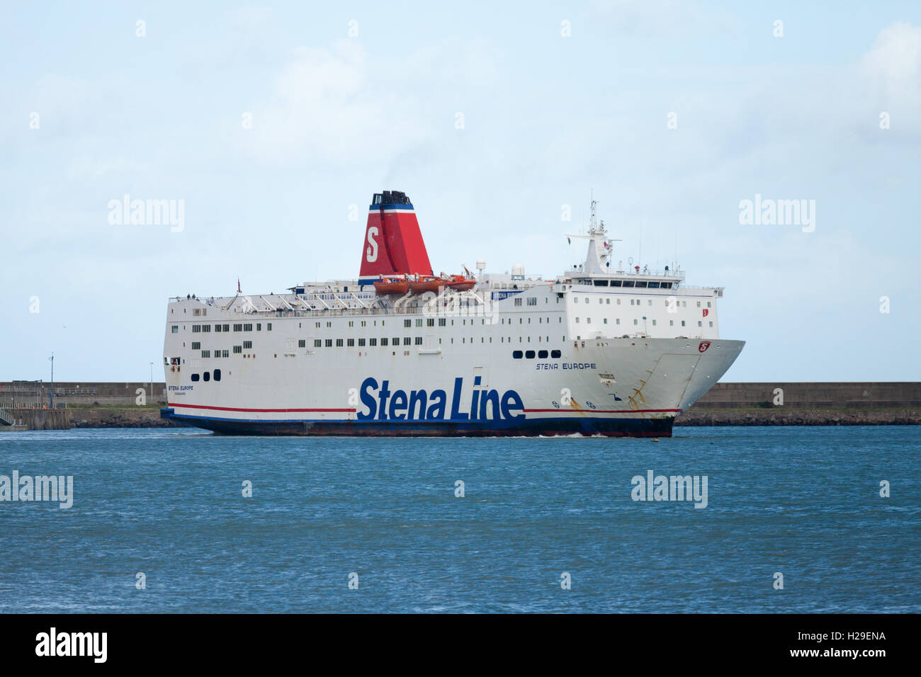 Stena Europe, Stena Line Ferry at Fishguard Stock Photo - Alamy