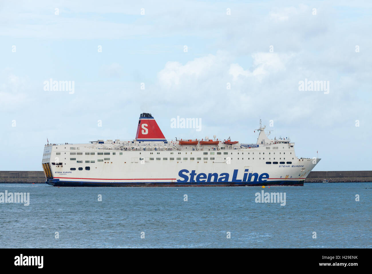 Stena Europe, Stena Line Ferry at Fishguard Stock Photo - Alamy