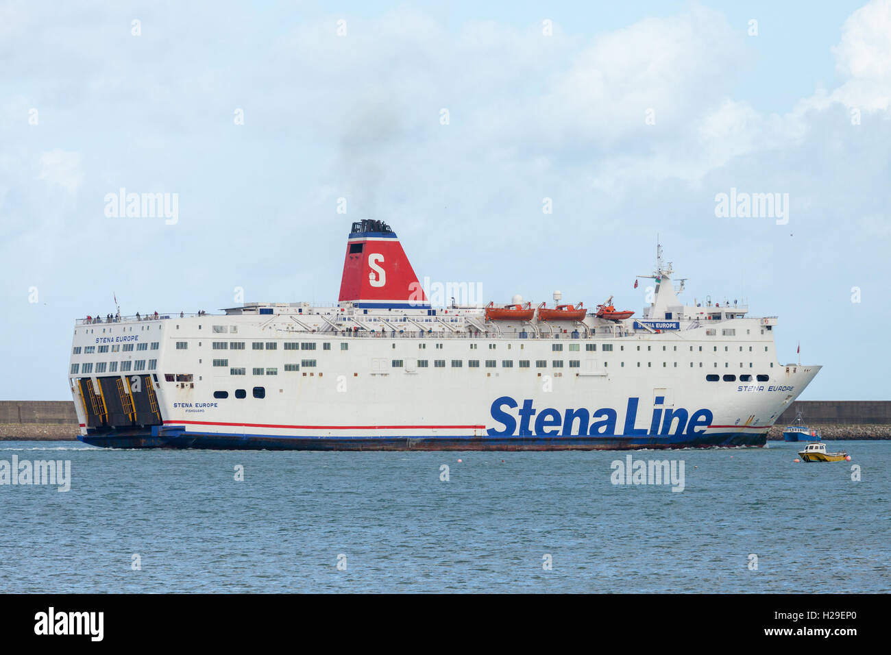 Stena Europe, Stena Line Ferry at Fishguard Stock Photo - Alamy