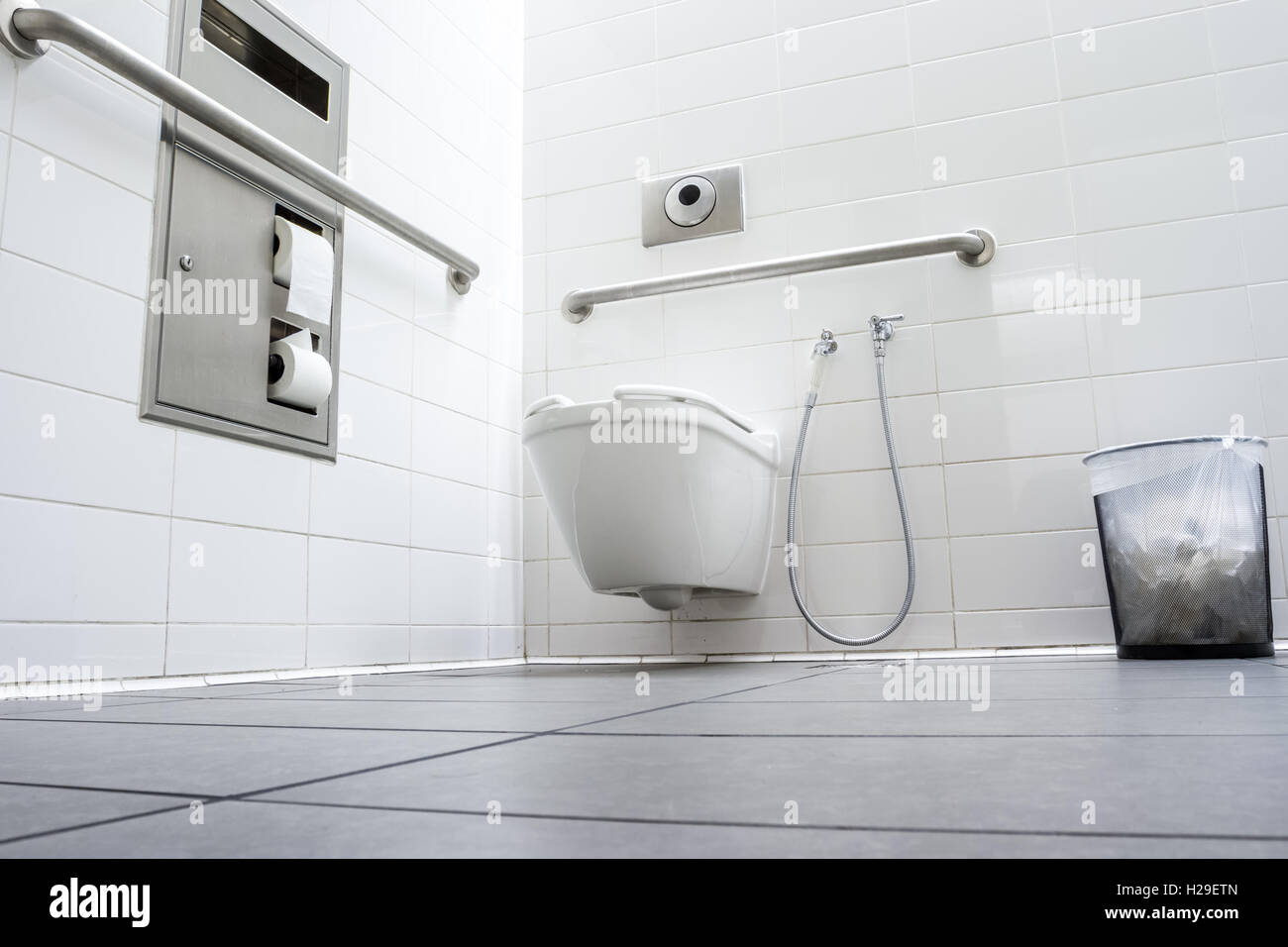public disabled toilet in a large building Stock Photo - Alamy