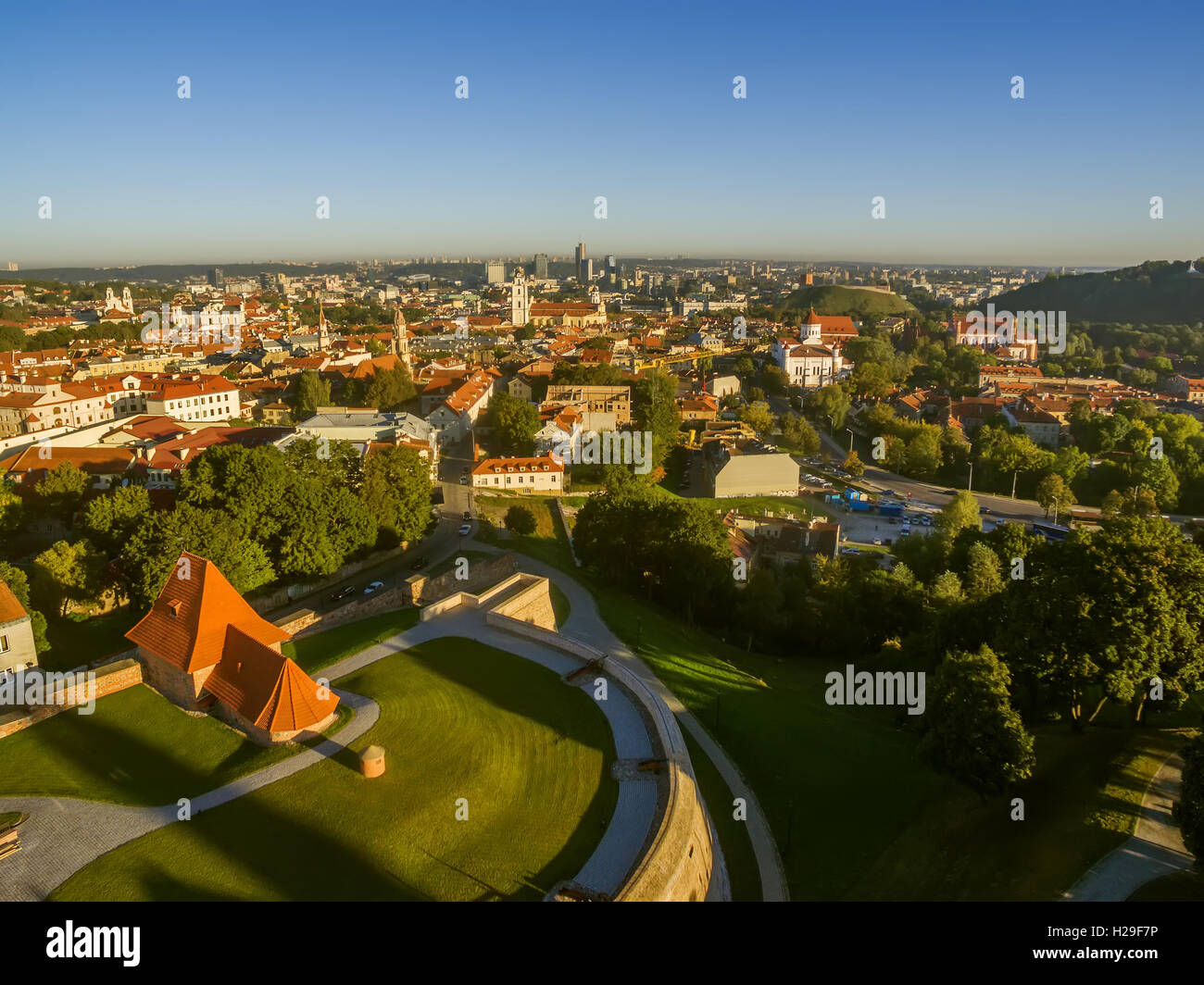 Vilnius old town top view hi-res stock photography and images - Alamy