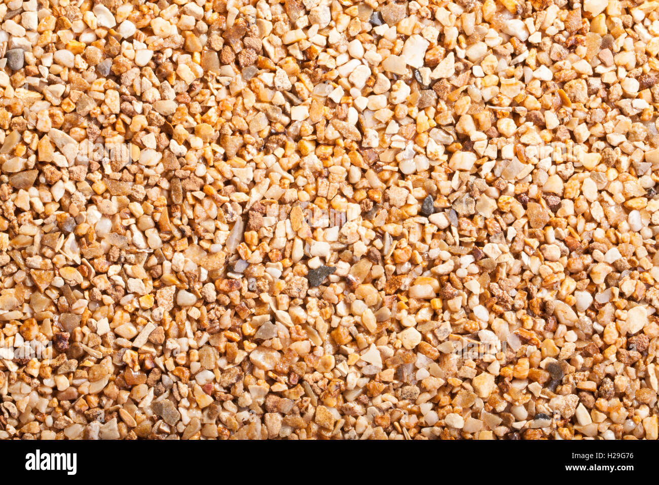 Coloured stone chip / gravel surface Stock Photo - Alamy