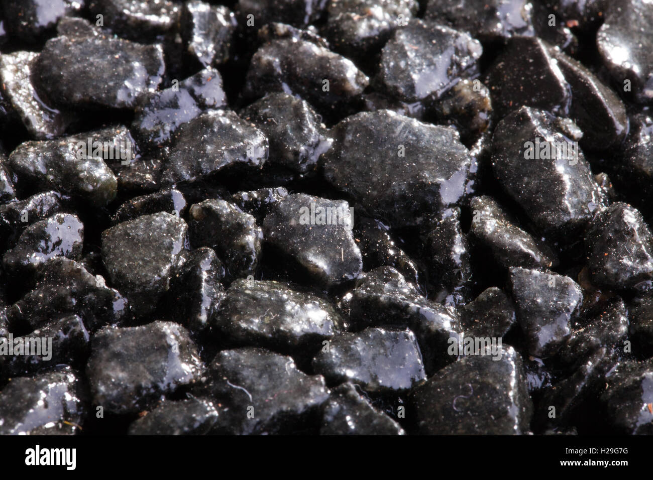 Coloured stone chip / gravel surface Stock Photo - Alamy