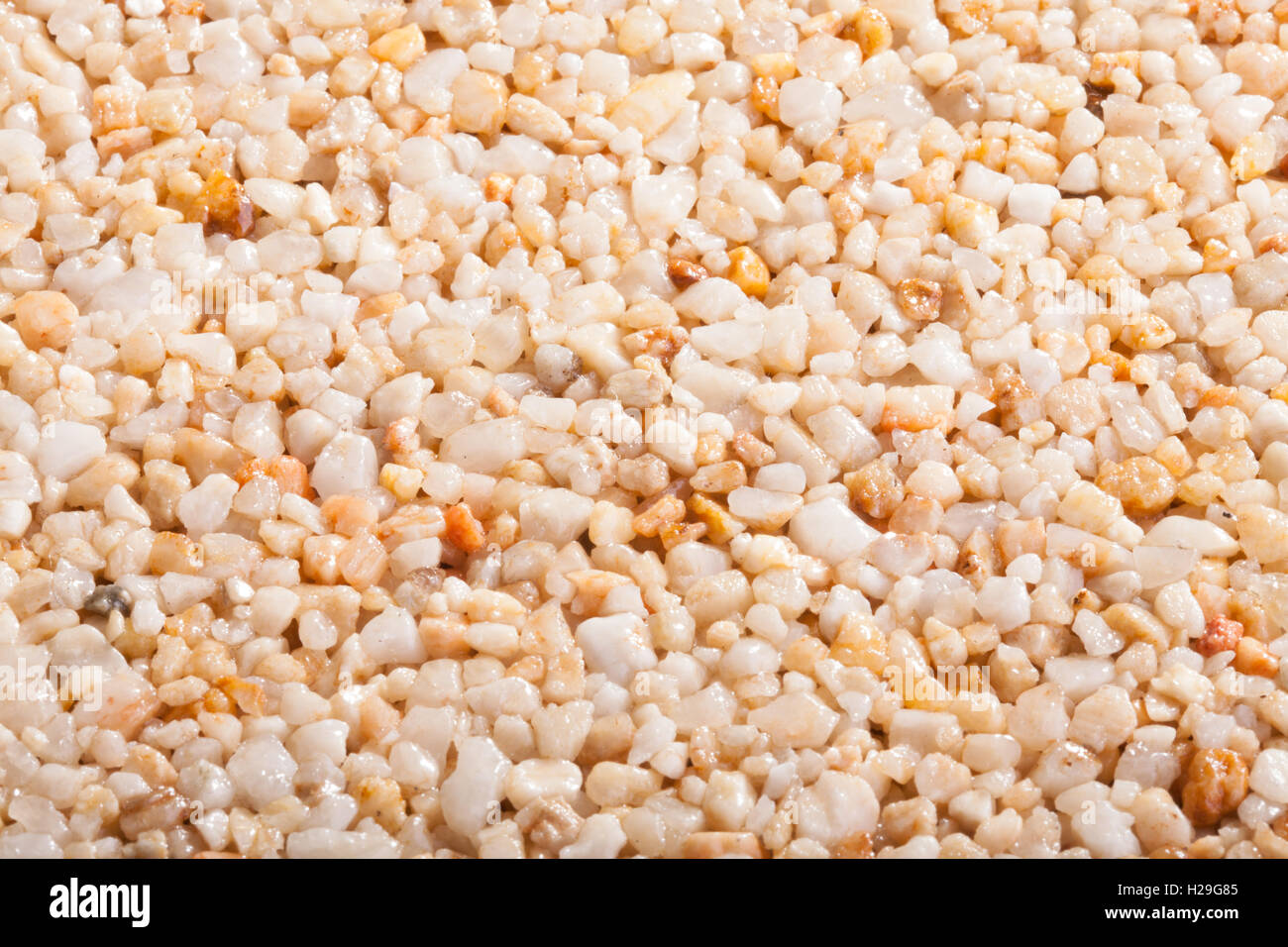 Coloured stone chip / gravel surface Stock Photo - Alamy