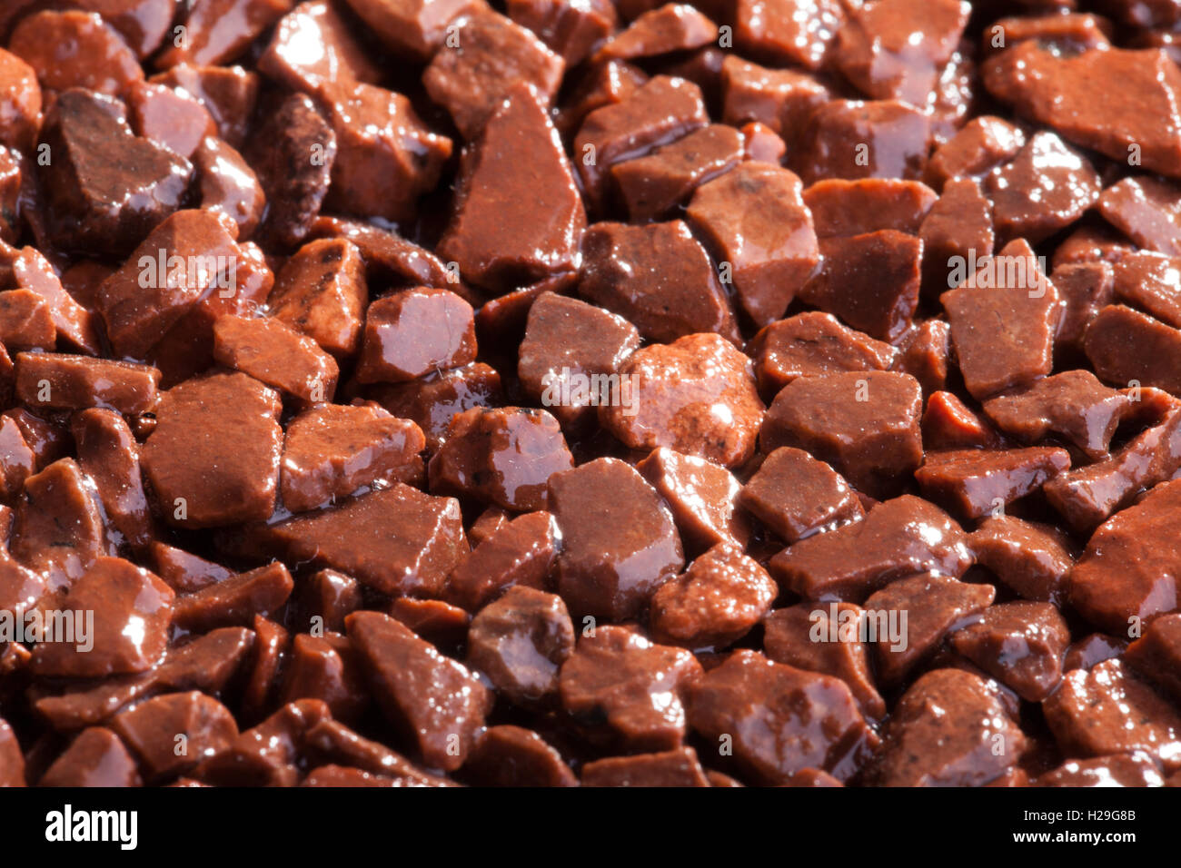 Coloured stone chip / gravel surface Stock Photo - Alamy