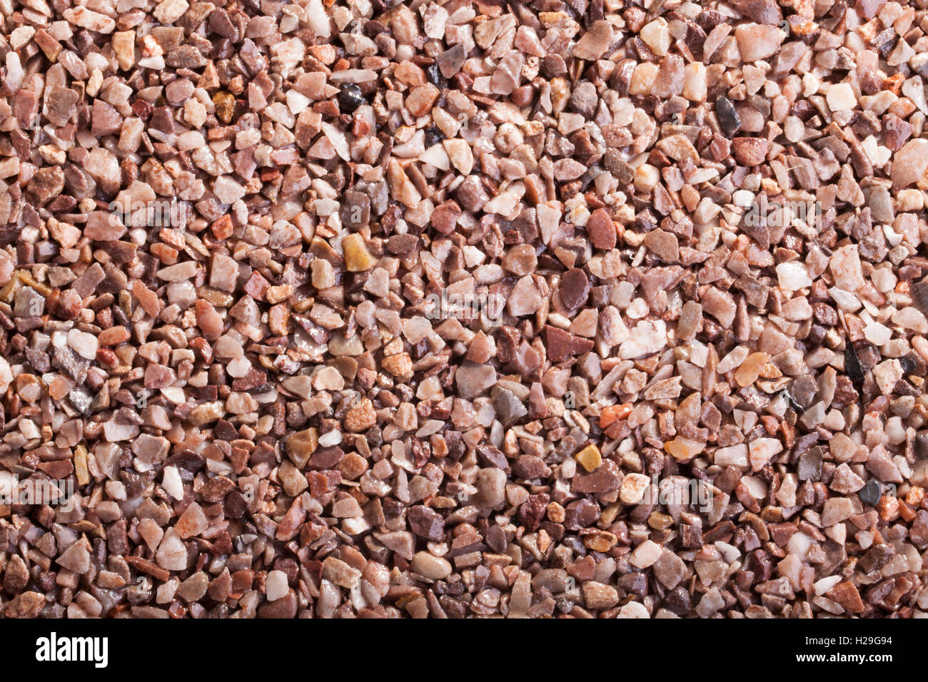 Coloured stone chip / gravel surface Stock Photo - Alamy