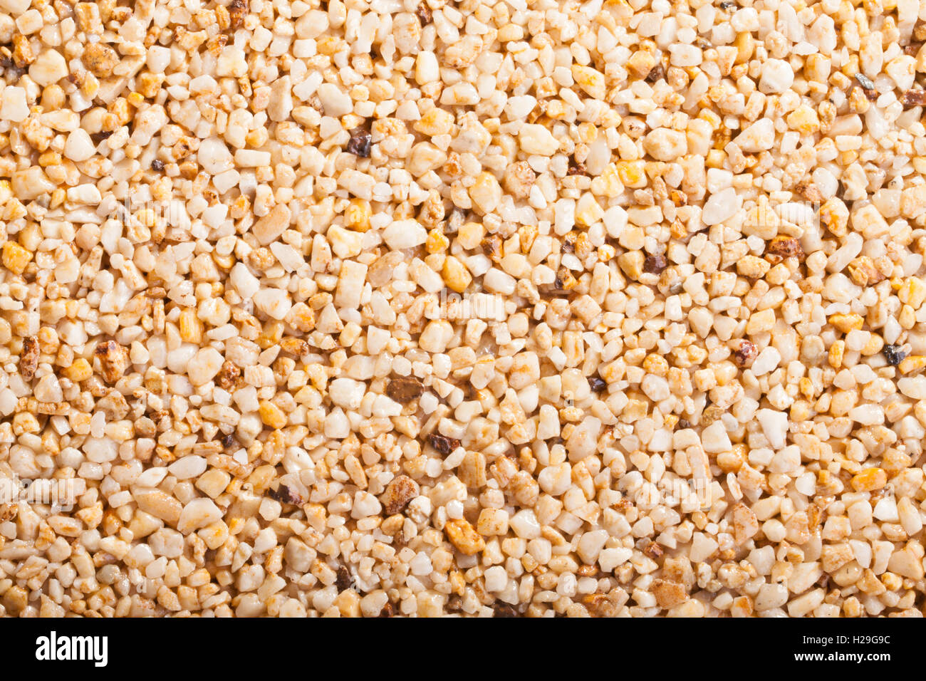 Coloured stone chip / gravel surface Stock Photo - Alamy