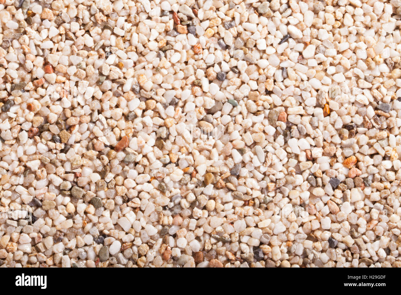 Coloured stone chip / gravel surface Stock Photo - Alamy
