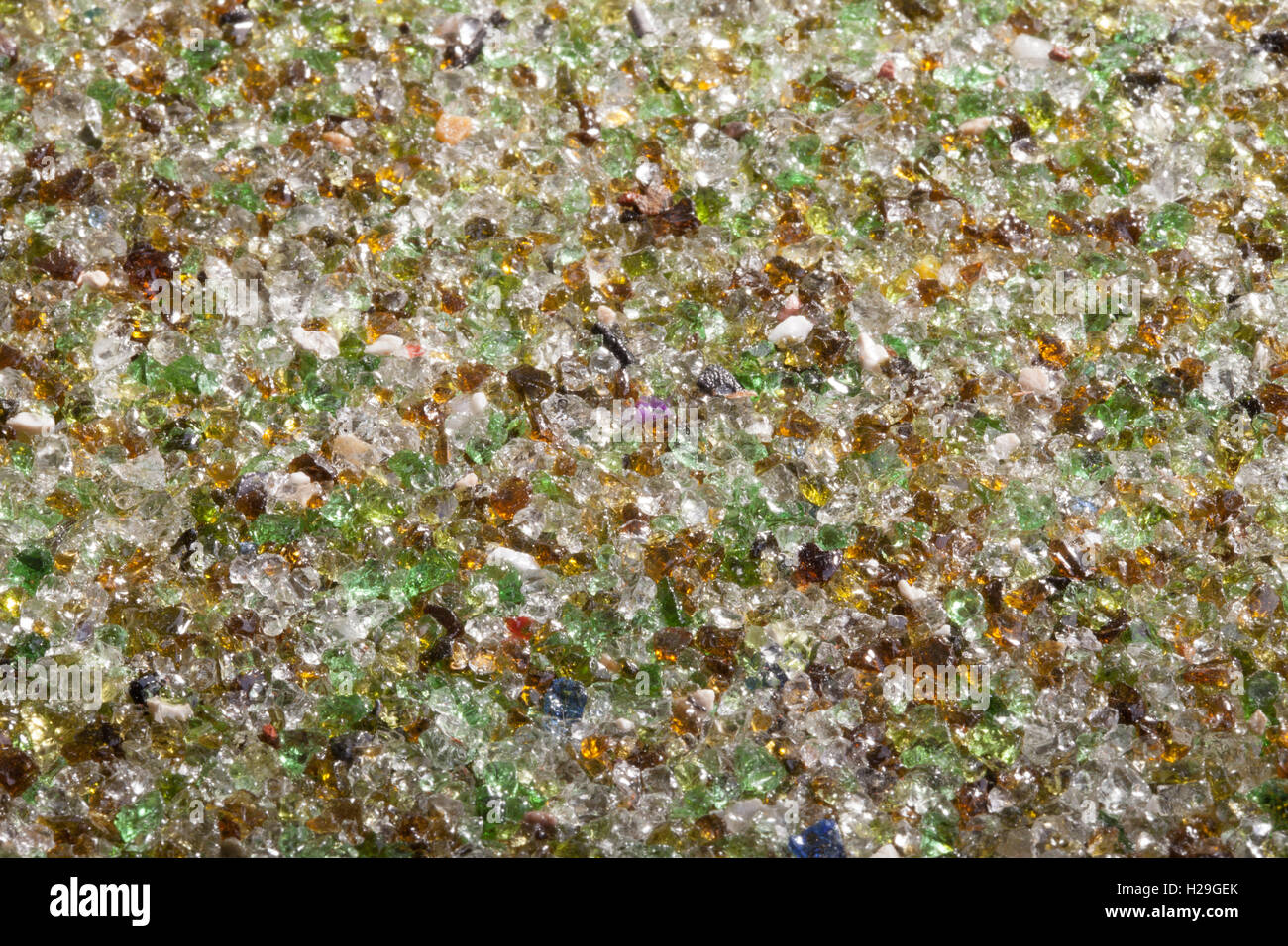 Coloured stone chip / gravel surface Stock Photo - Alamy