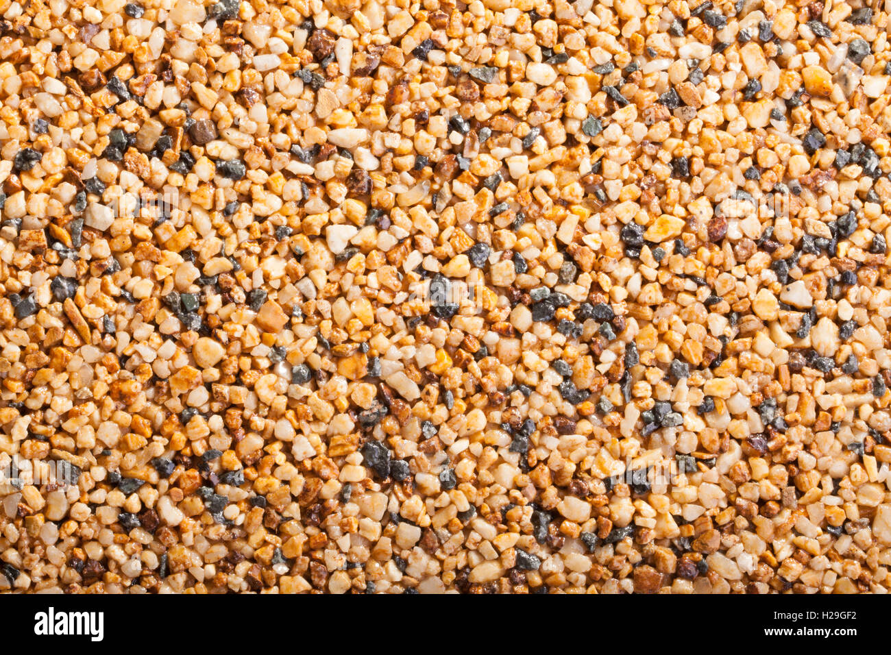 Coloured stone chip / gravel surface Stock Photo - Alamy