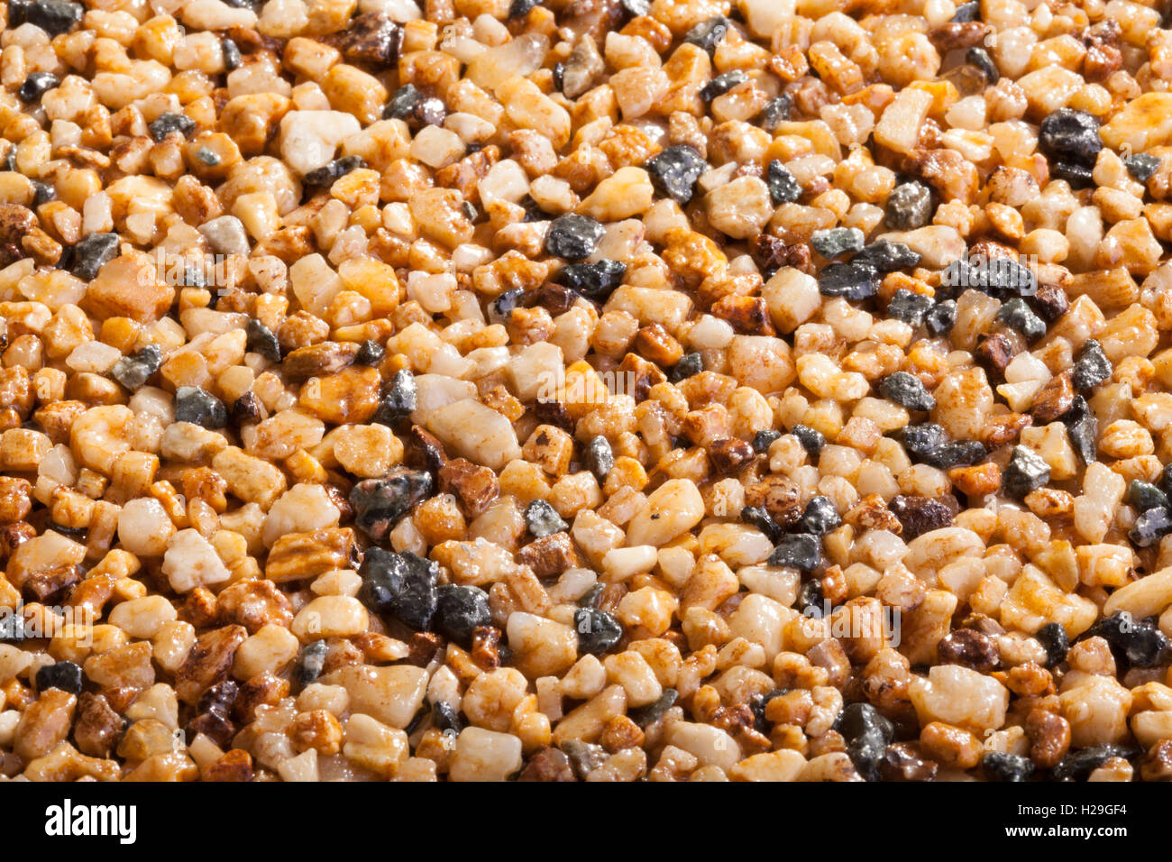 Coloured stone chip / gravel surface Stock Photo - Alamy