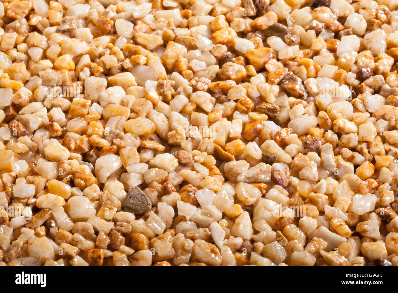 Coloured stone chip / gravel surface Stock Photo - Alamy