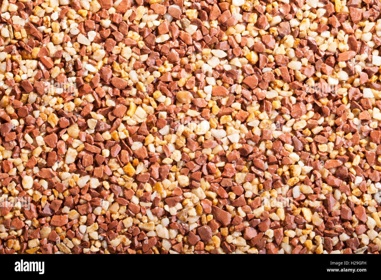 Coloured stone chip / gravel surface Stock Photo - Alamy