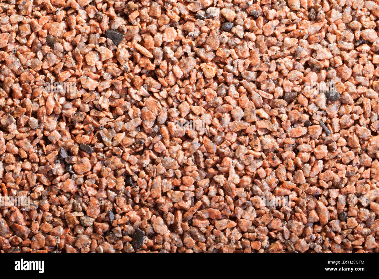 Coloured stone chip / gravel surface Stock Photo - Alamy