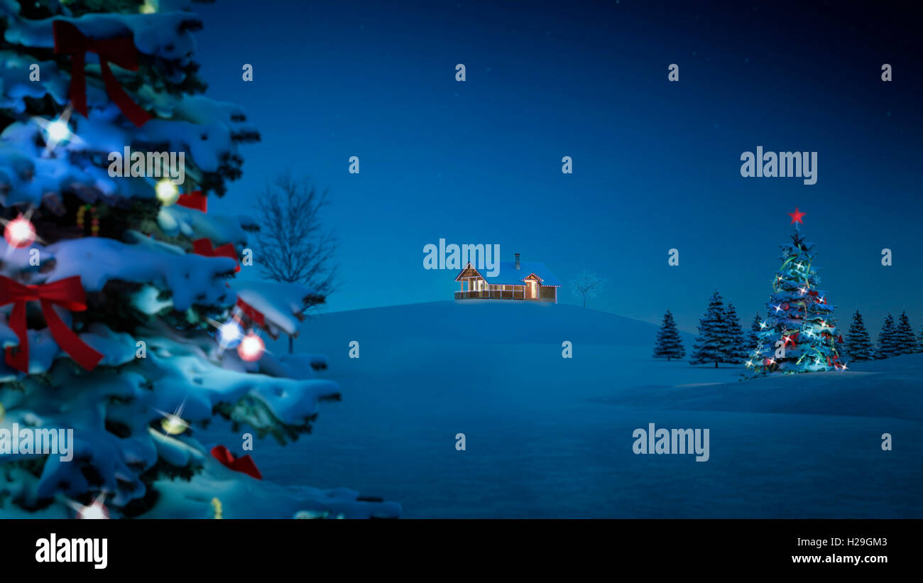 computer generated background image with christmas theme Stock Photo ...