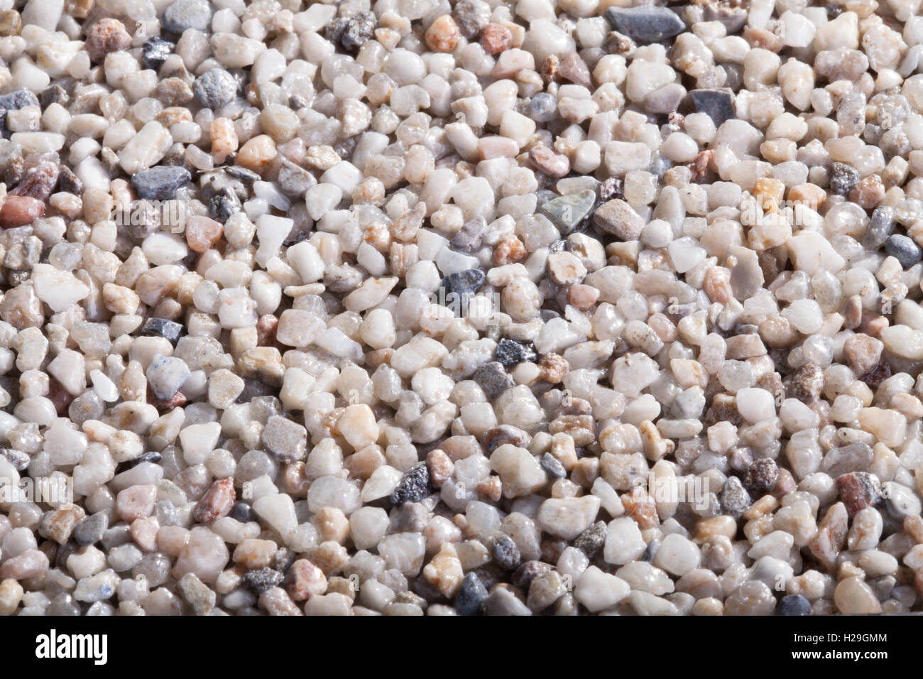 Coloured stone chip / gravel surface Stock Photo - Alamy