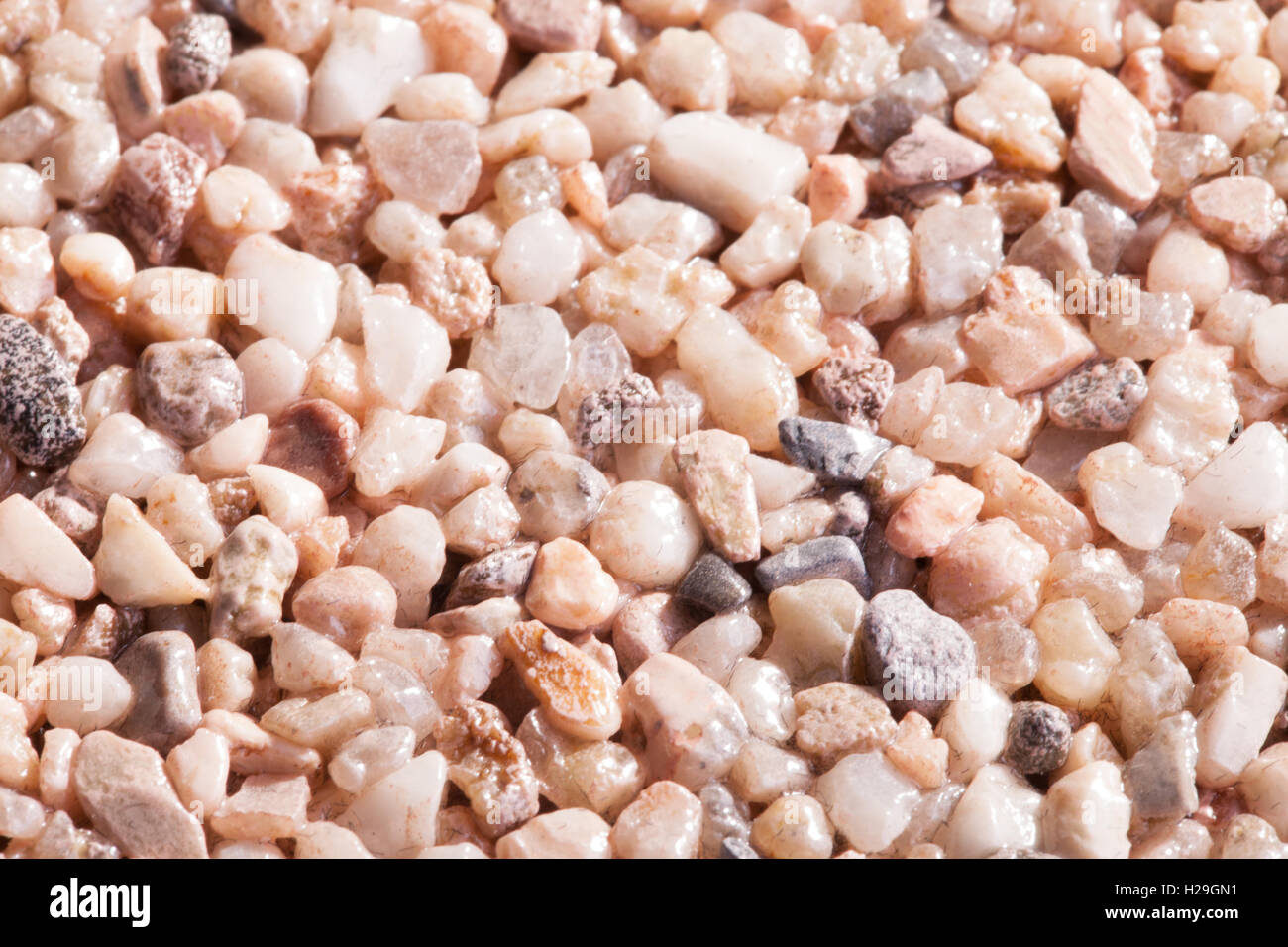 Coloured stone chip / gravel surface Stock Photo - Alamy
