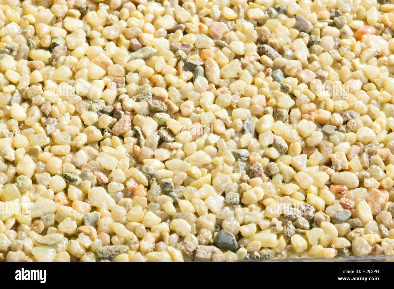 Coloured stone chip / gravel surface Stock Photo - Alamy