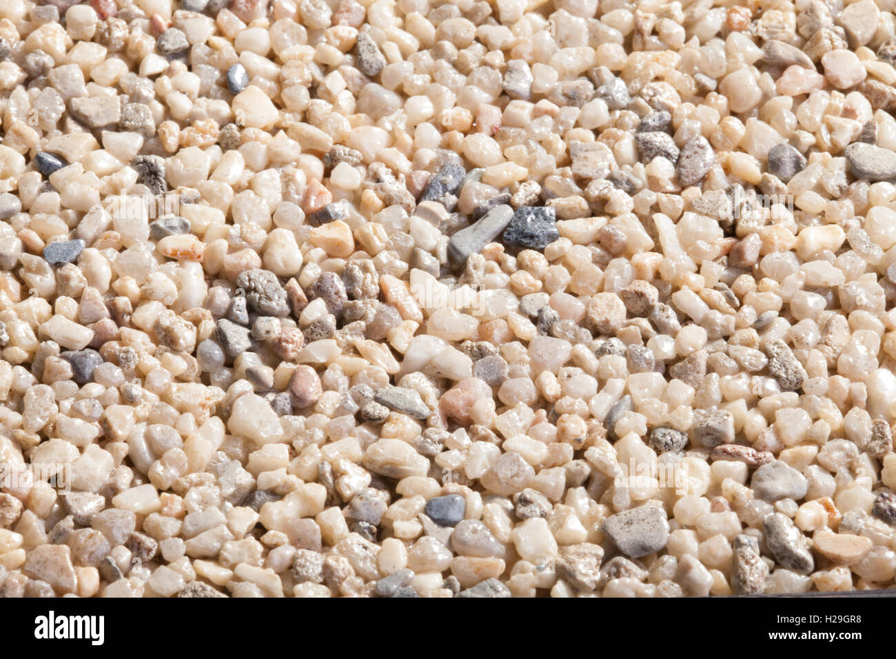 Coloured stone chip / gravel surface Stock Photo - Alamy
