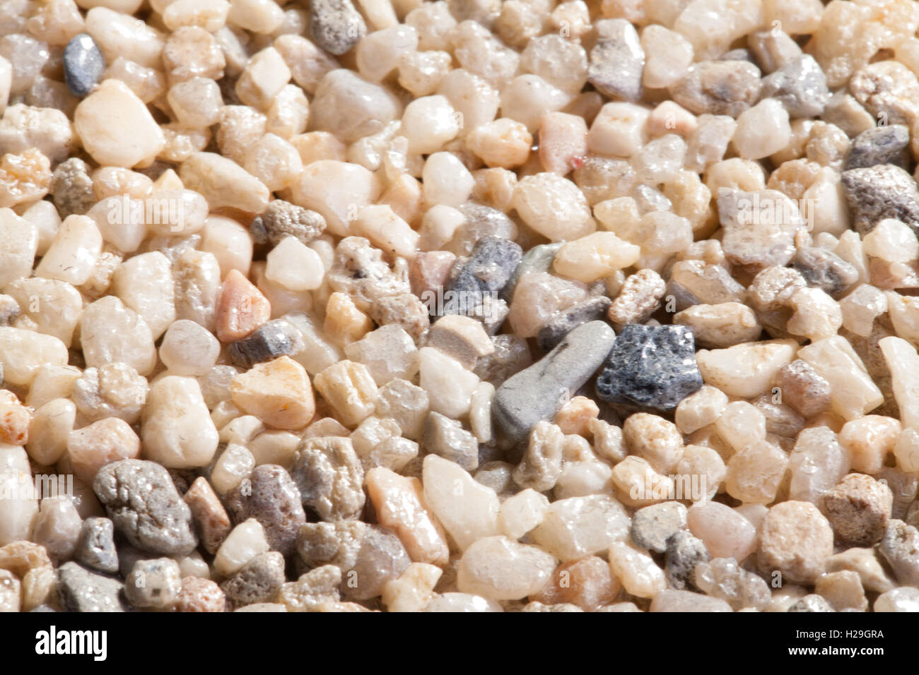 Coloured stone chip / gravel surface Stock Photo - Alamy