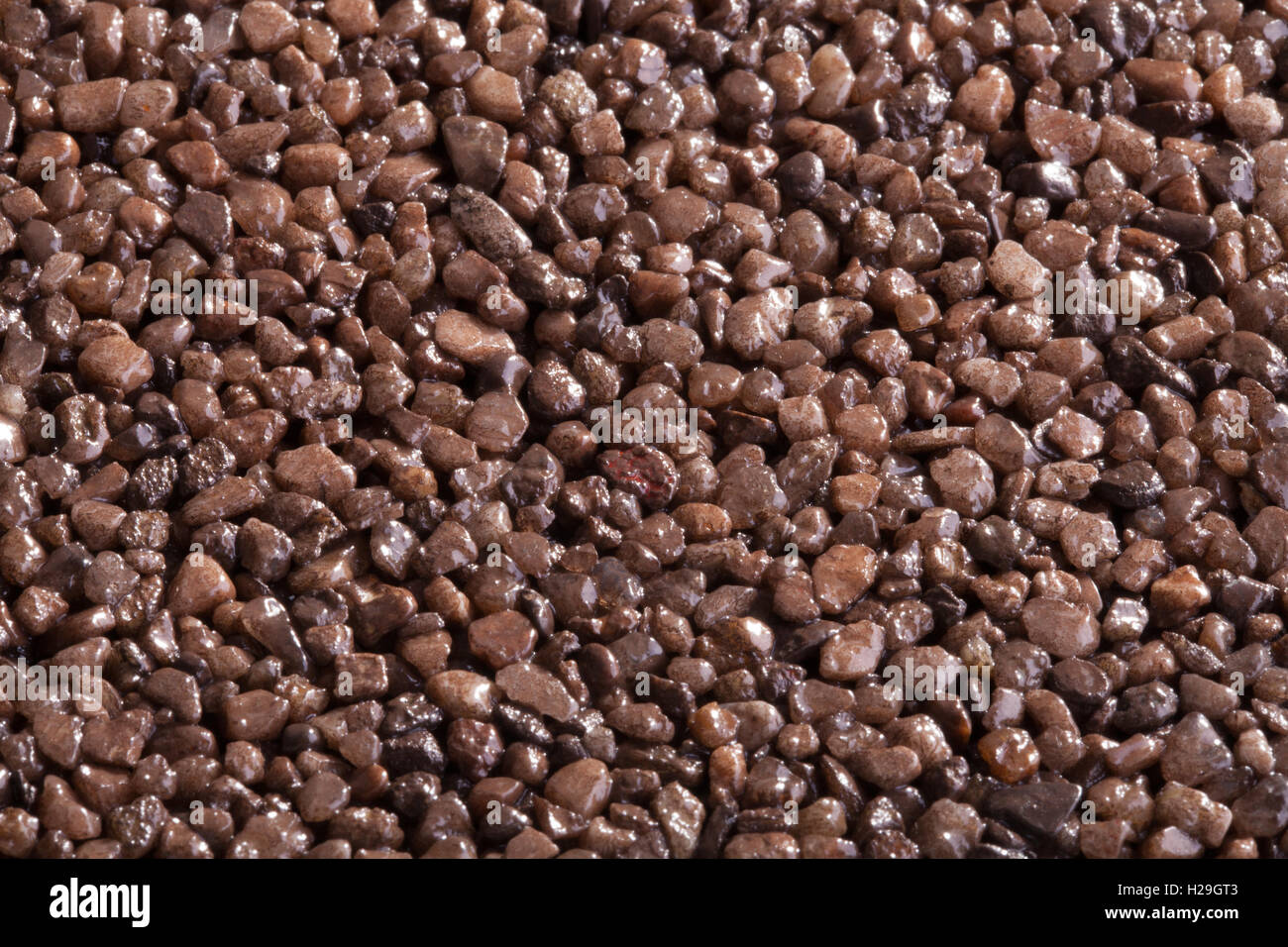 Coloured stone chip / gravel surface Stock Photo - Alamy