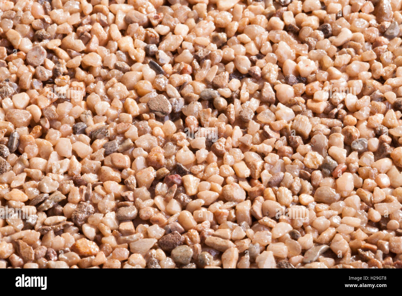 Coloured stone chip / gravel surface Stock Photo - Alamy