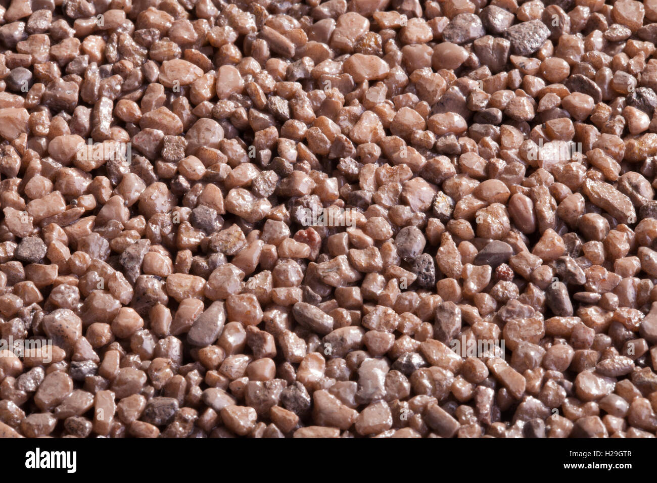 Coloured stone chip / gravel surface Stock Photo - Alamy
