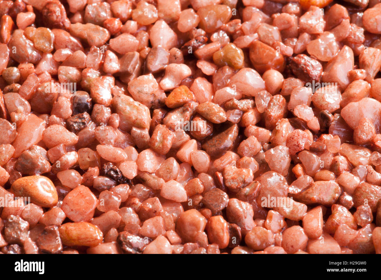 Coloured stone chip / gravel surface Stock Photo - Alamy