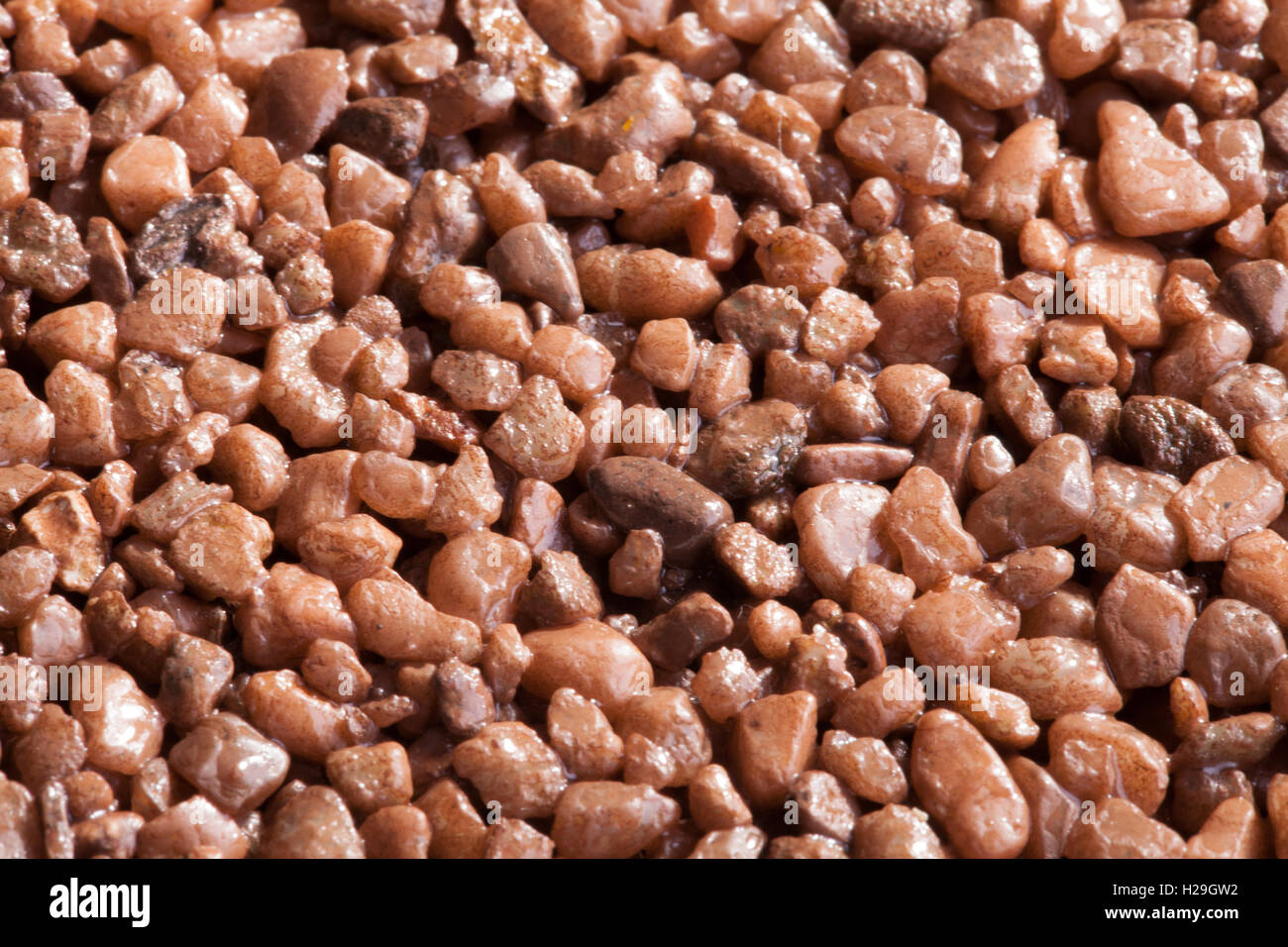 Coloured stone chip / gravel surface Stock Photo - Alamy