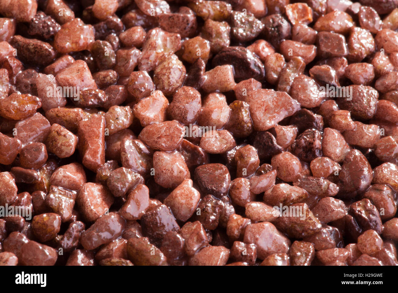 Coloured stone chip / gravel surface Stock Photo - Alamy