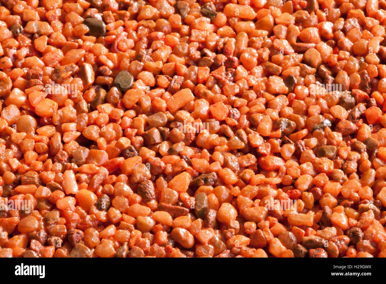Coloured stone chip / gravel surface Stock Photo - Alamy